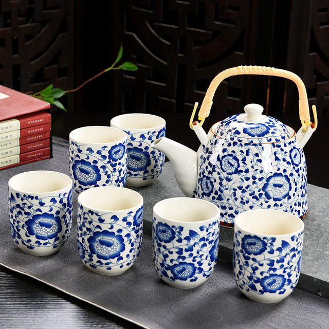 Chinesische Porzellan Teeservice Meine Teekanne Chinesische Porzellan Teeservice Meine Teekanne